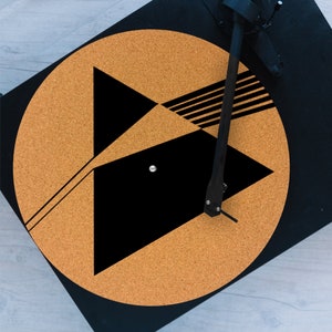 Dark Side of the Moon Turntable Slipmat - Cork Turntable Mat - DJ Slip ...