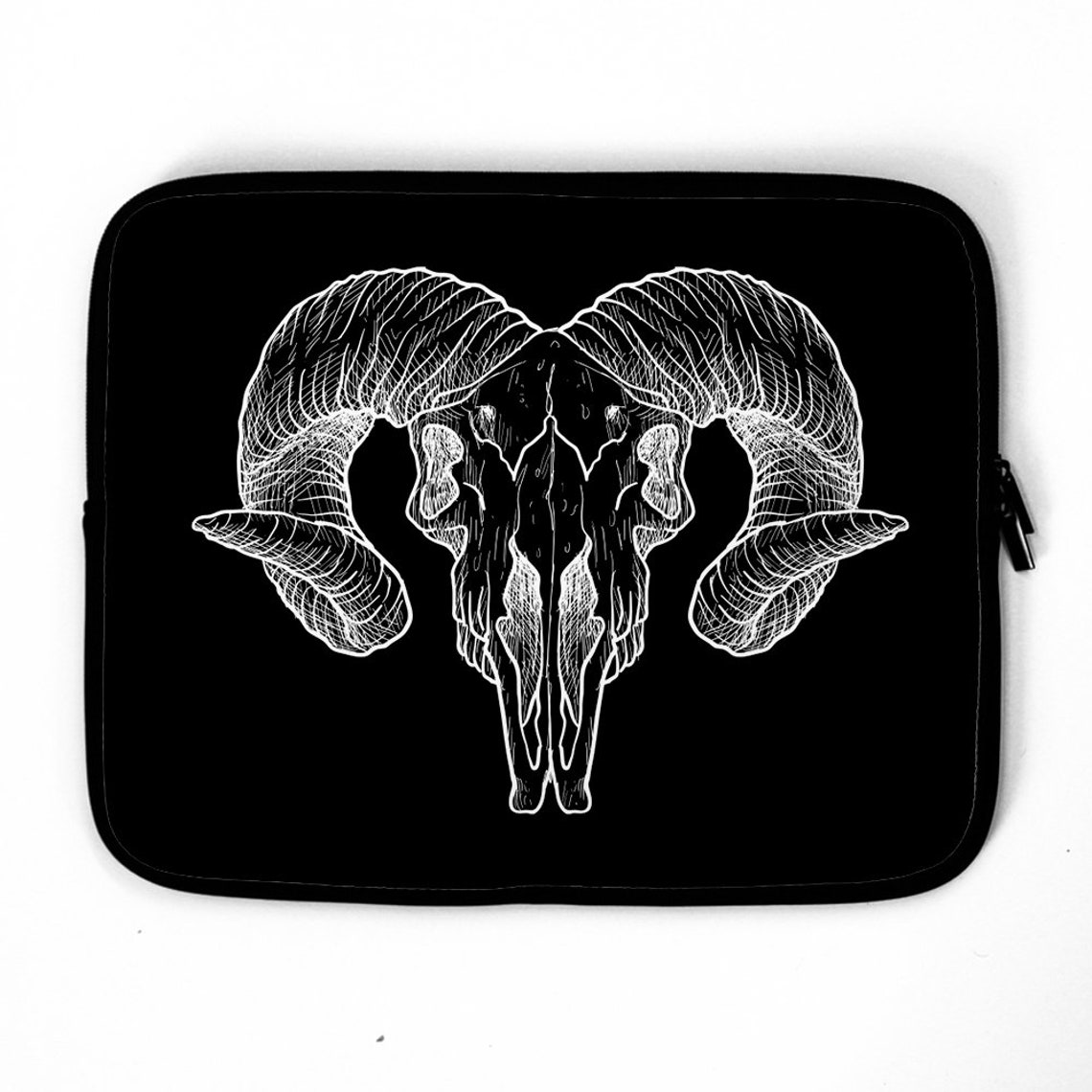RAM SKULL BLACK Laptop Sleeve Laptop Case Laptop Sleeve | Etsy