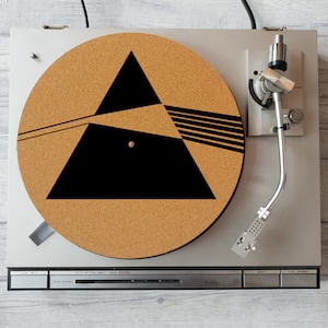 Dark Side of the Moon Turntable Slipmat - Cork Turntable Mat - DJ Slip ...