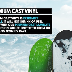 Custom Printed Snowboard Wrap Board Skin, Decal, Personalised, Kit - Etsy
