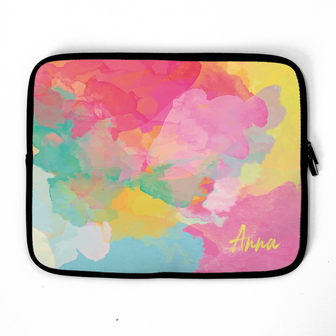 Personalized Abstract Watercolor Laptop Sleeve Laptop Case | Etsy