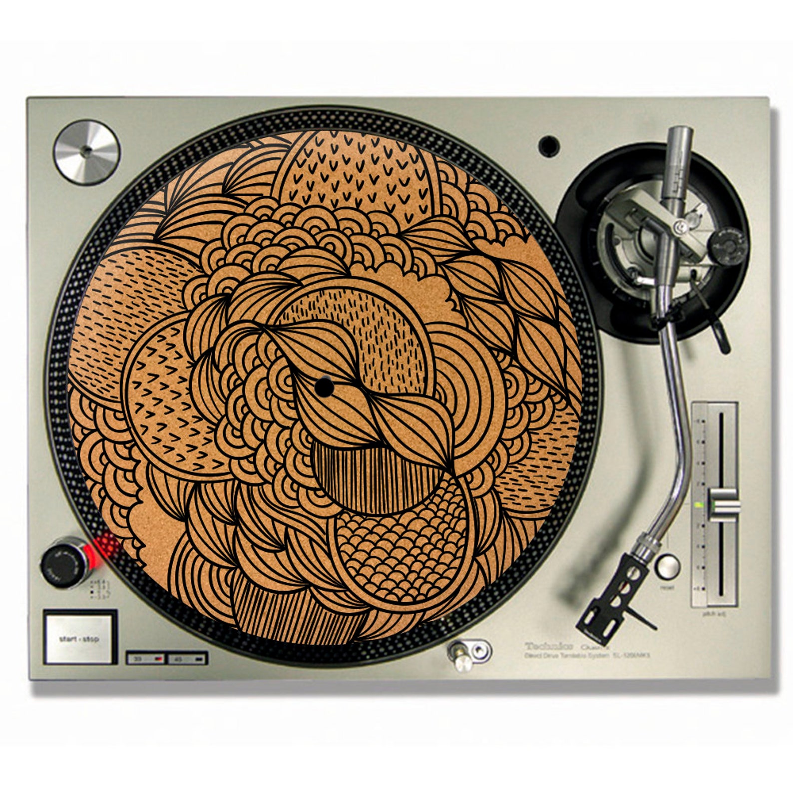 Pattern Turntable Slipmat Cork Turntable Mat DJ Slip Mat - Etsy