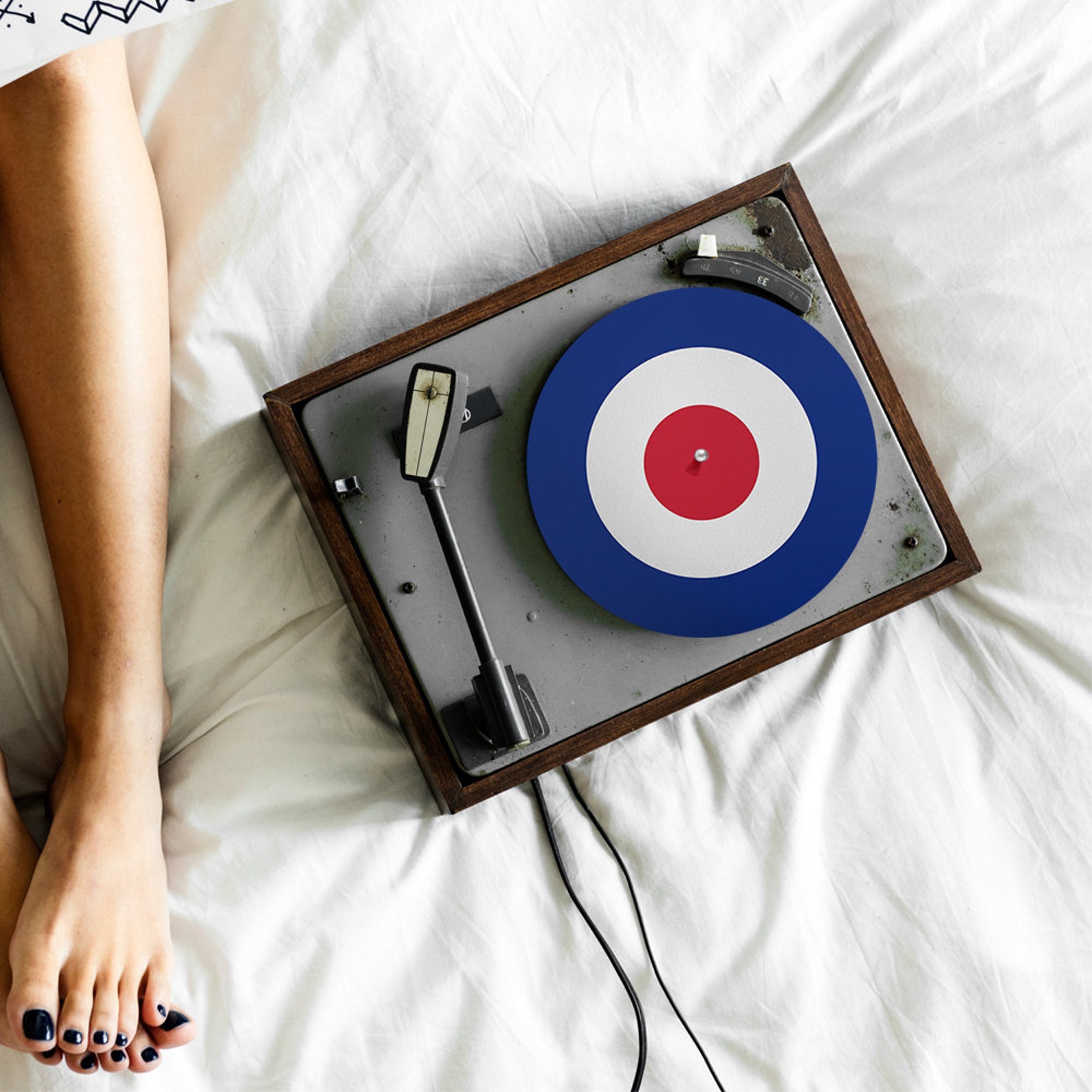 Mod Target Vinyl DJ Slipmat / Turntable Slipmats - Etsy