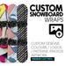 Custom Printed Snowboard Wrap Board Skin, Decal, Personalised, Kit - Etsy