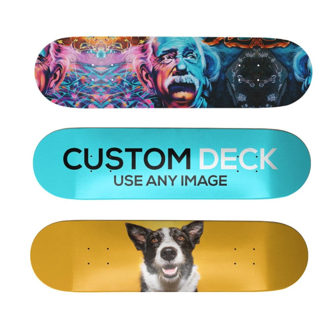Custom Skateboard Deck or Decal - Etsy