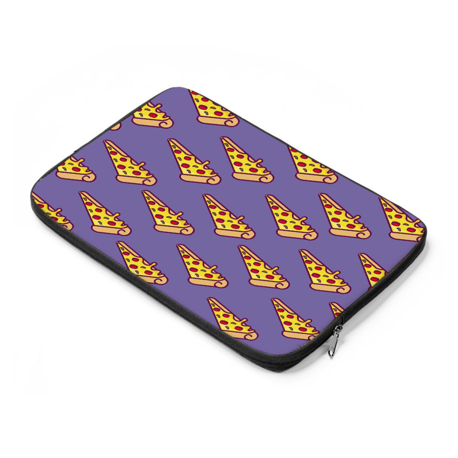 Cartoon Pizza Laptop Sleeve Purple Laptop Case Laptop - Etsy