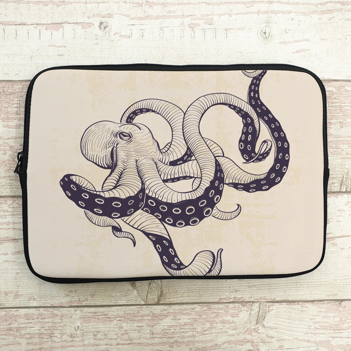 Octopus Drawing Laptop Sleeve Laptop Case Device Case - Etsy