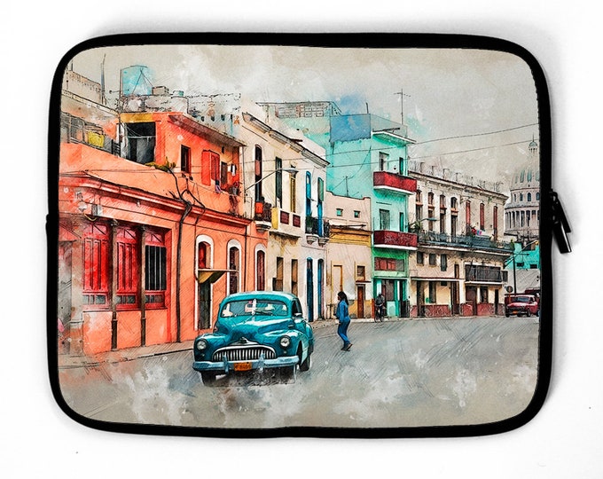 Retro 70s Laptop Sleeve, 80's Colors, Vintage Aesthetic MacBook Air 13 ...