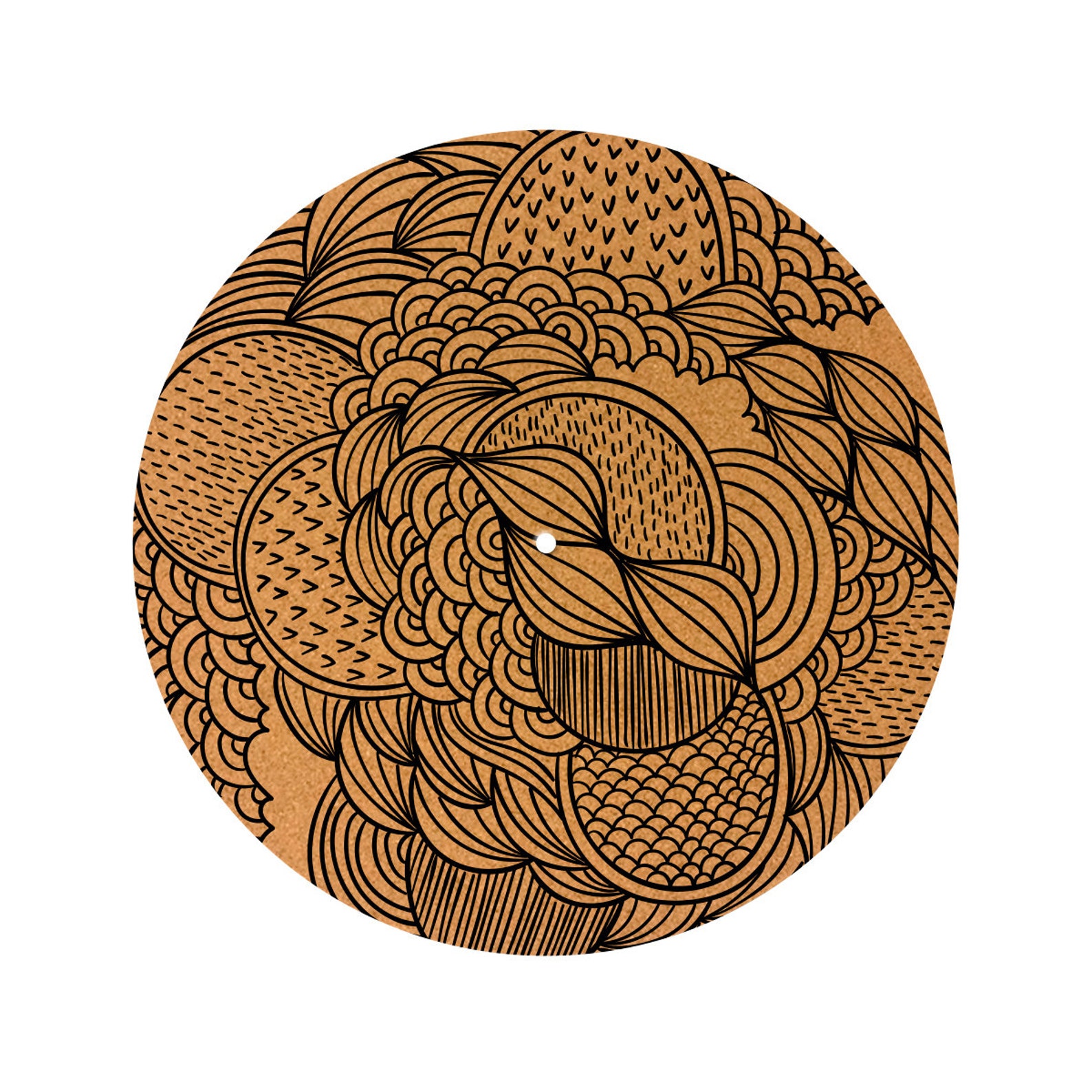 Pattern Turntable Slipmat Cork Turntable Mat DJ Slip Mat - Etsy