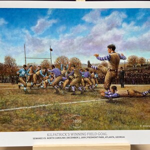 Sewanee 1899 Football Prints - Etsy