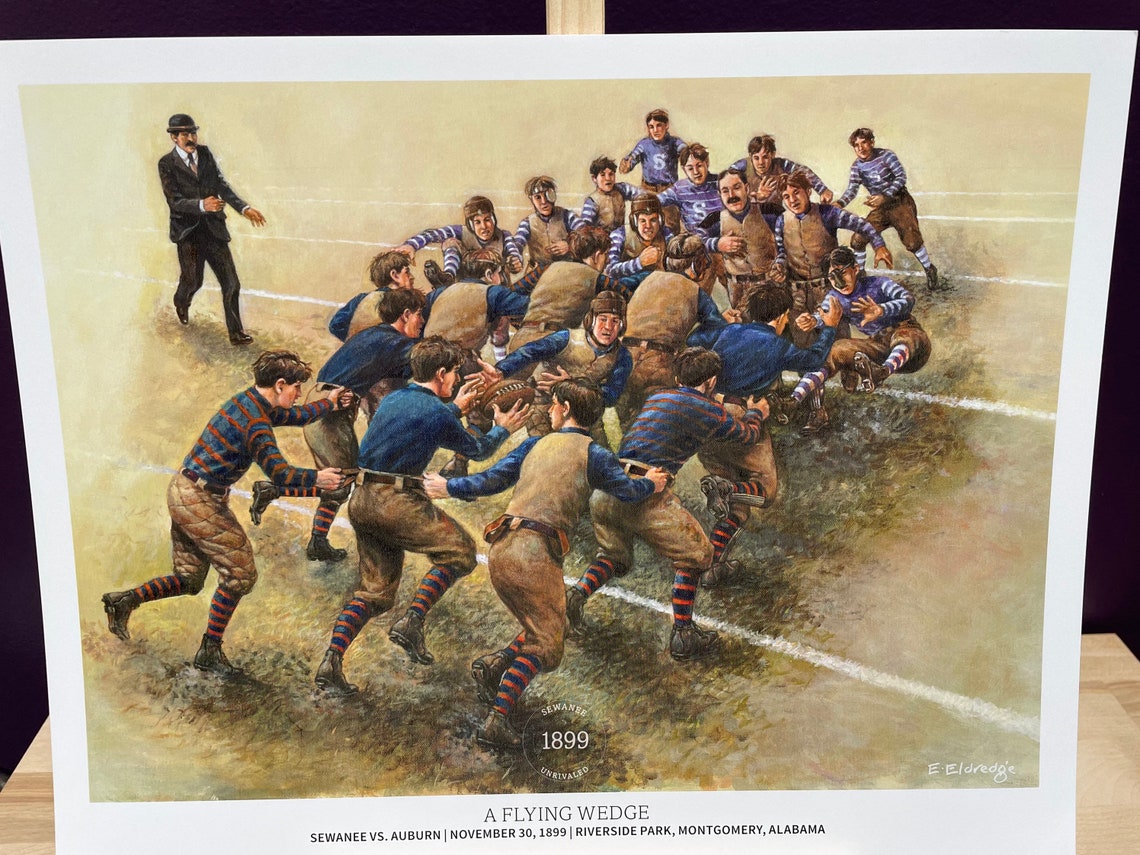 Sewanee 1899 Football Prints - Etsy