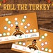 ROLL THE TURKEY (printable Thanksgiving Game) - Etsy
