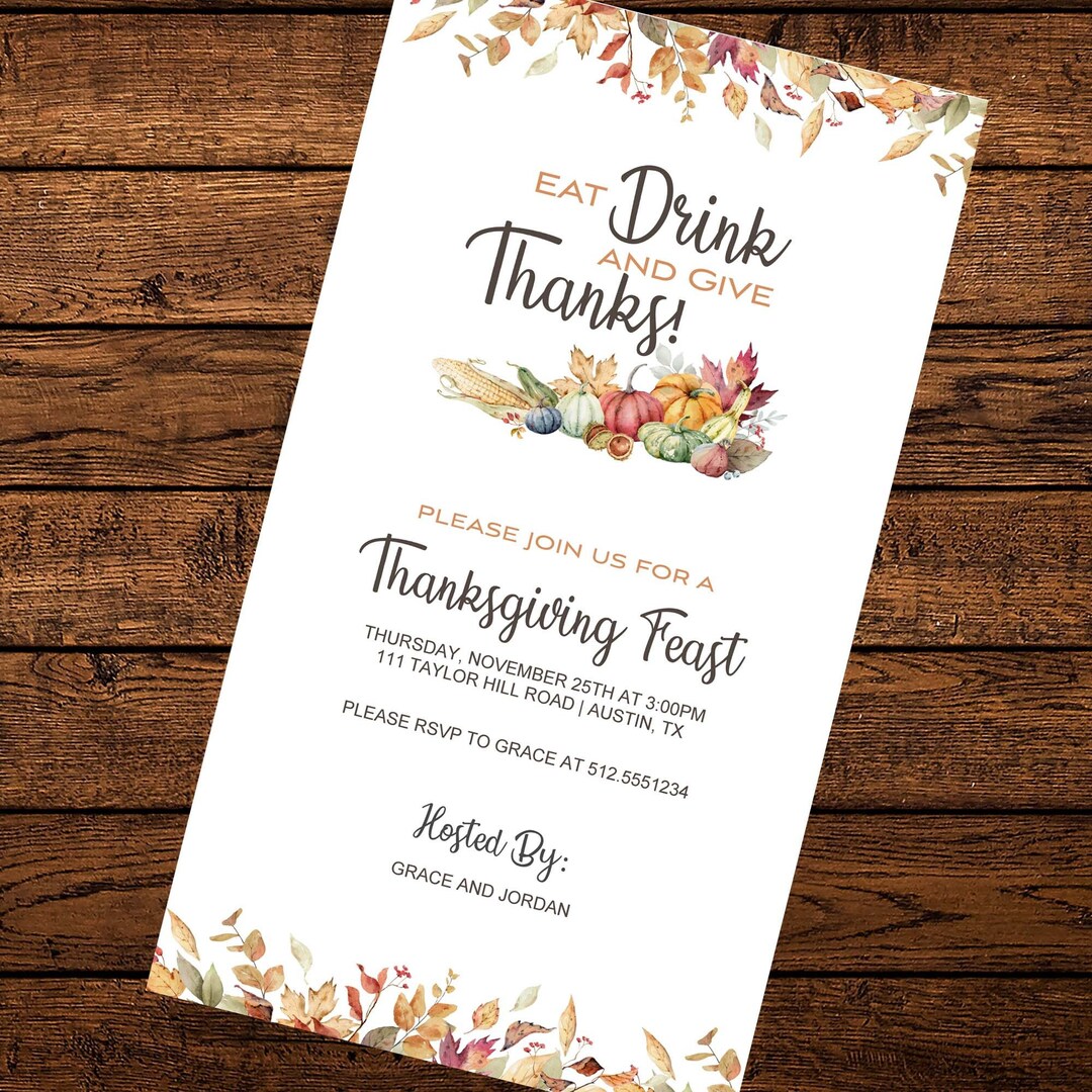 Telephone Invitation (USING ADOBE READER) - Etsy