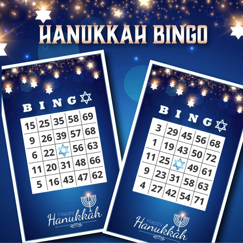 HANNUKAH BINGO (printable Game) - Etsy