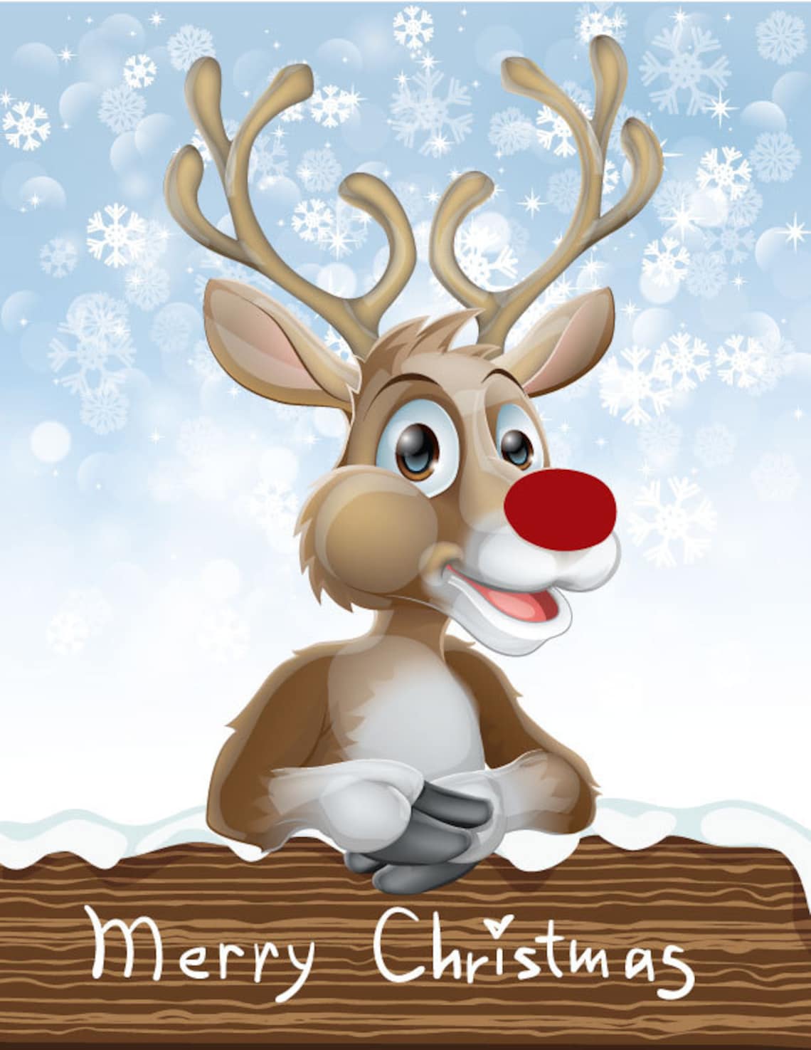 Pin the Nose on Rudolph Party Game - Etsy
