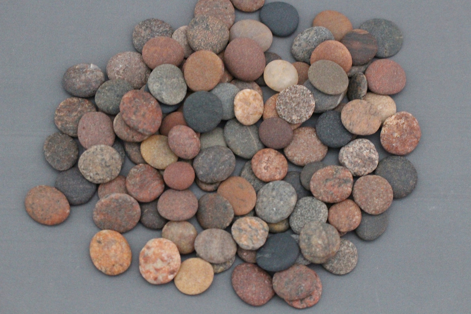 Round Beach Stones Tiny 100 Pcs | Etsy