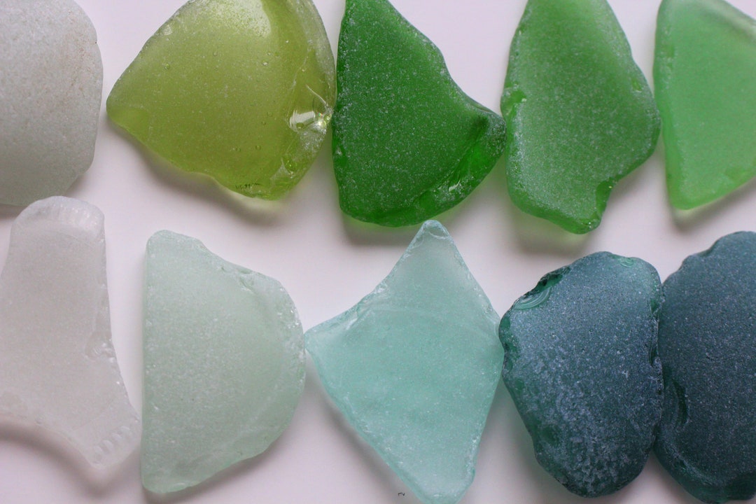 Beach Wedding Guest Book, Large Sea Glass Pieces - Etsy