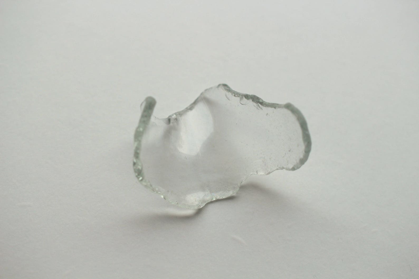 Transparent Sea Glass Piece Beach Glass Collectible | Etsy