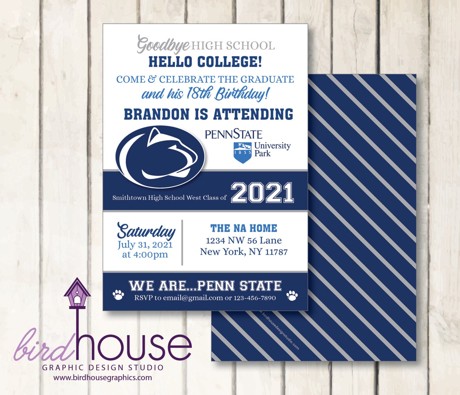 Goodbye High School Hello College Invitation Graduate From - Etsy