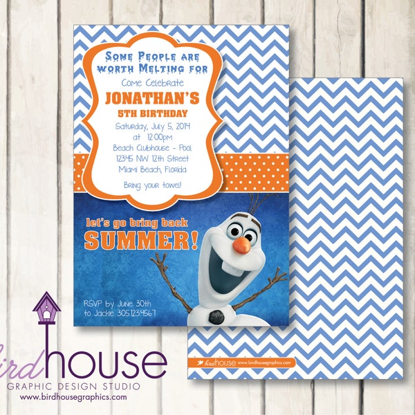 Olaf Summer Party - Etsy