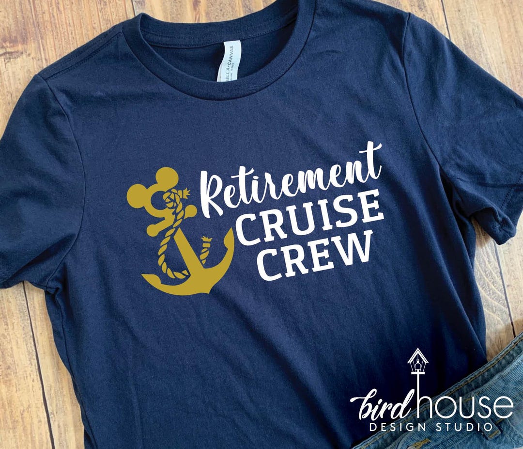 Disney Cruise, Retirement Cruise Crew, Birthday, Any Age, Matching ...