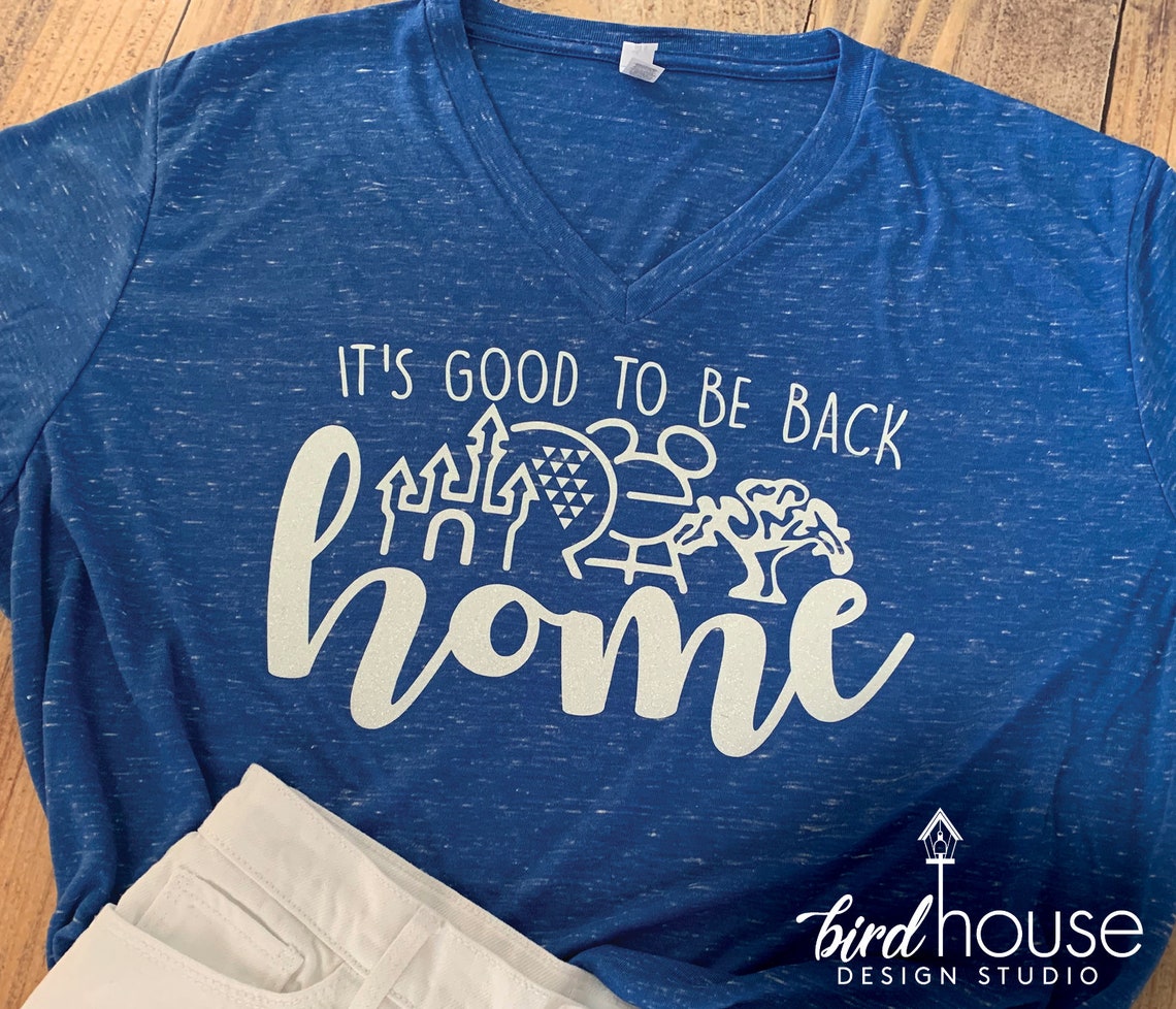 It's Good to Be Back Home Disney Parks Shirt, Reopening Tee, Custom ...