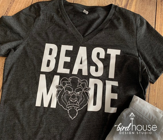 Beast Mode Shirt Cute Funny Disney Tee Custom Any Color | Etsy