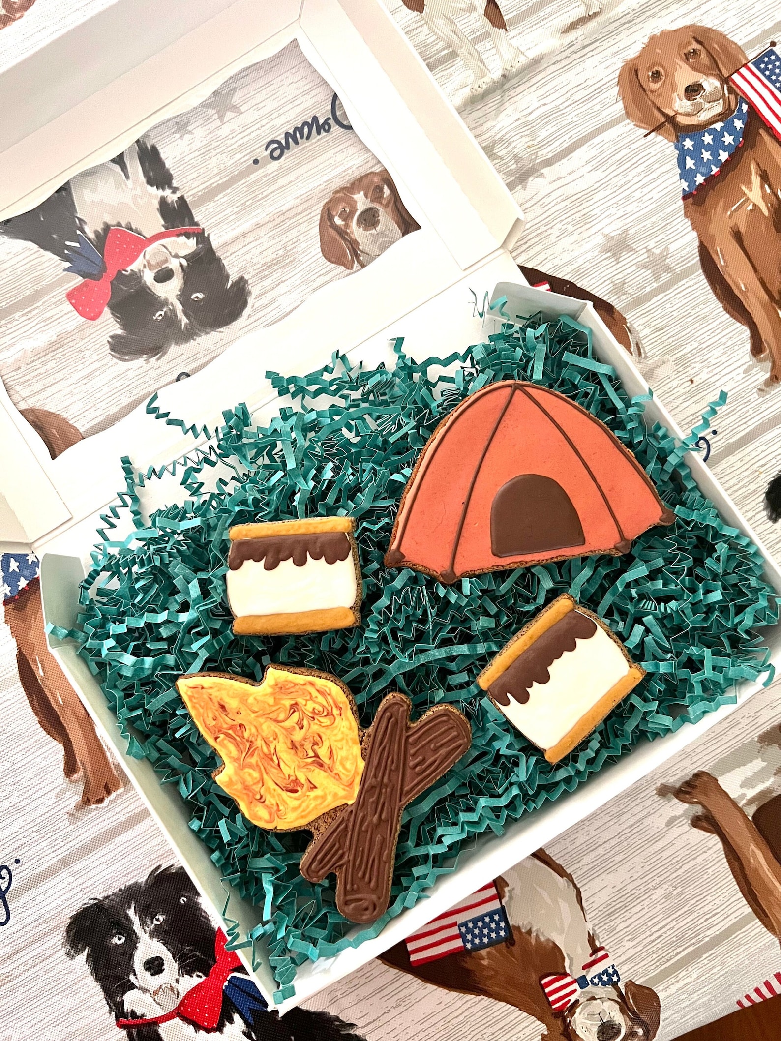 Dog Treat Set/ Birthday Dog Biscuits/ Decorated Dog Treats/ - Etsy