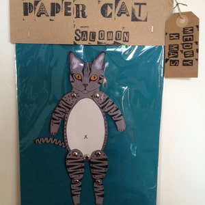 Portrait Personalized Paper Doll Dog/cat-paper Doll Pet-paper Doll ...