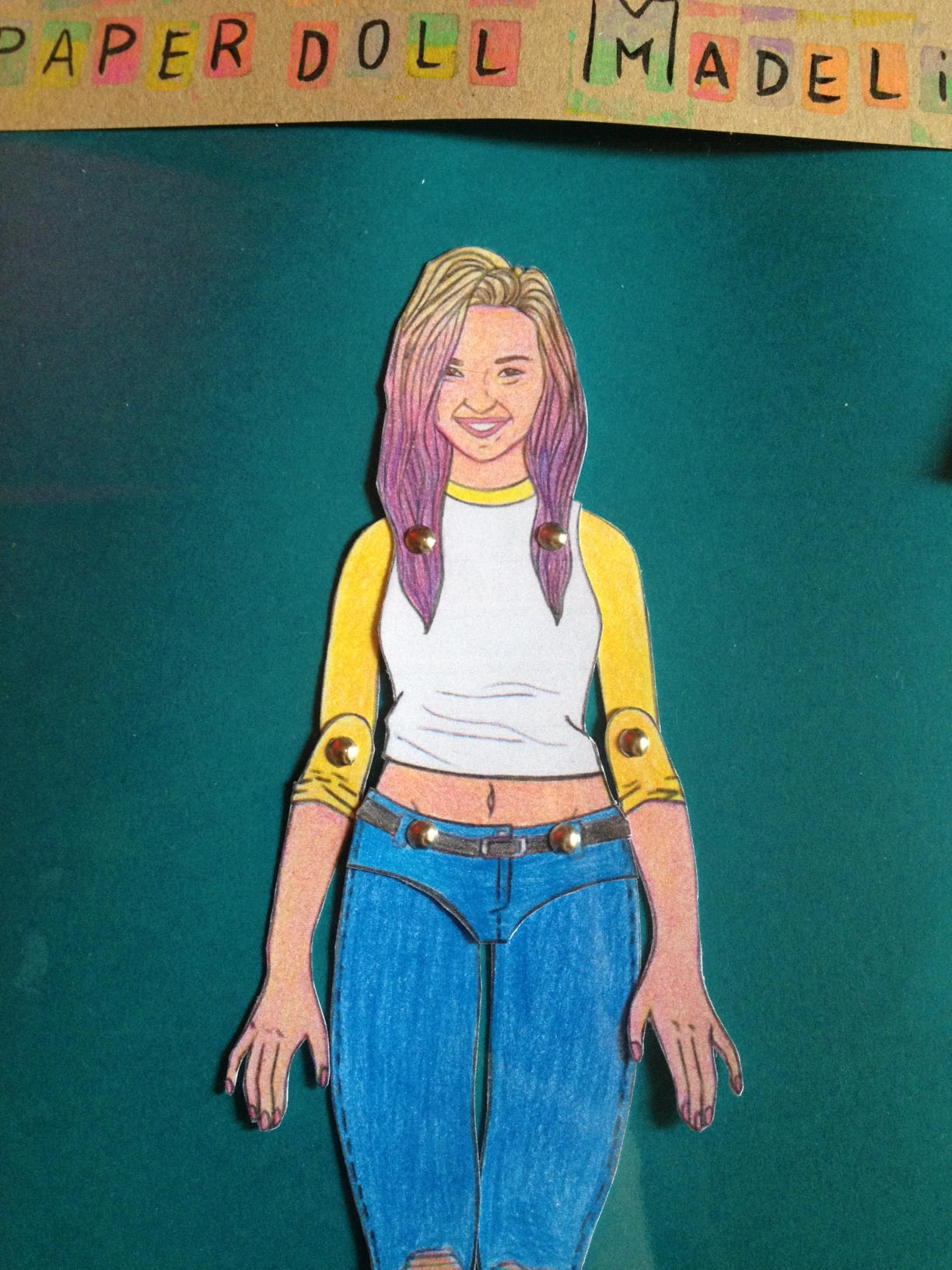 Personalized Paper Doll Portrait, Custom Made Paper Doll - Etsy