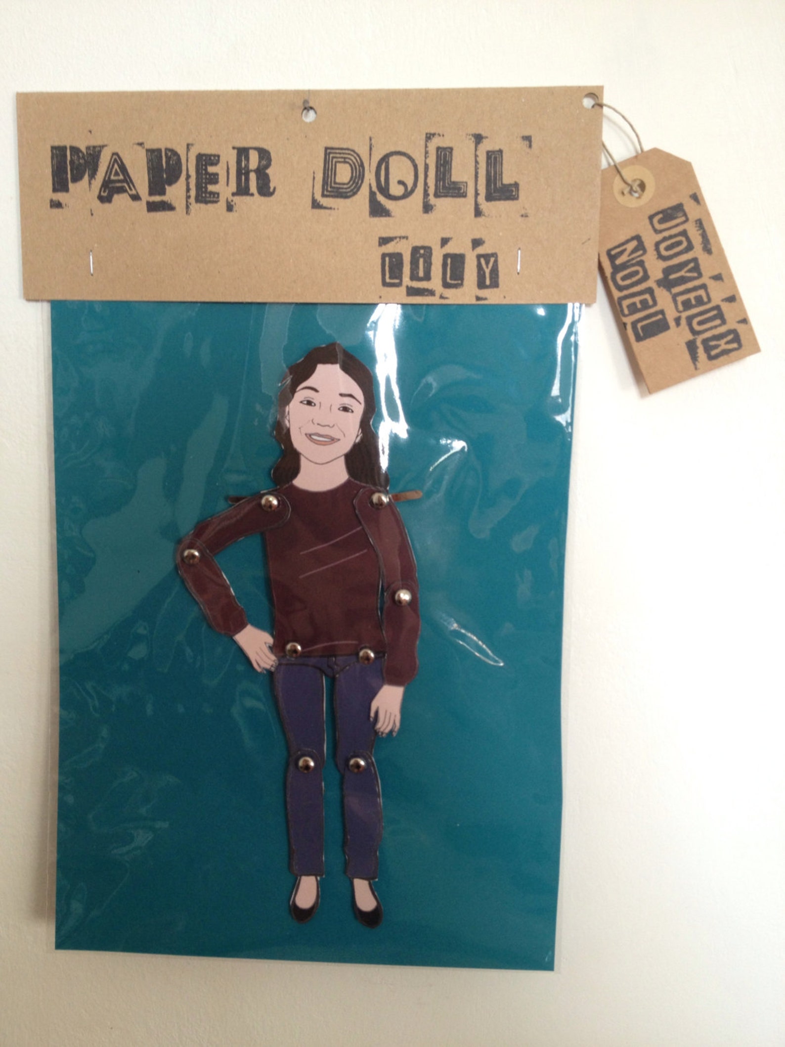 Personalized Paper Doll Portrait, Custom Made Paper Doll - Etsy