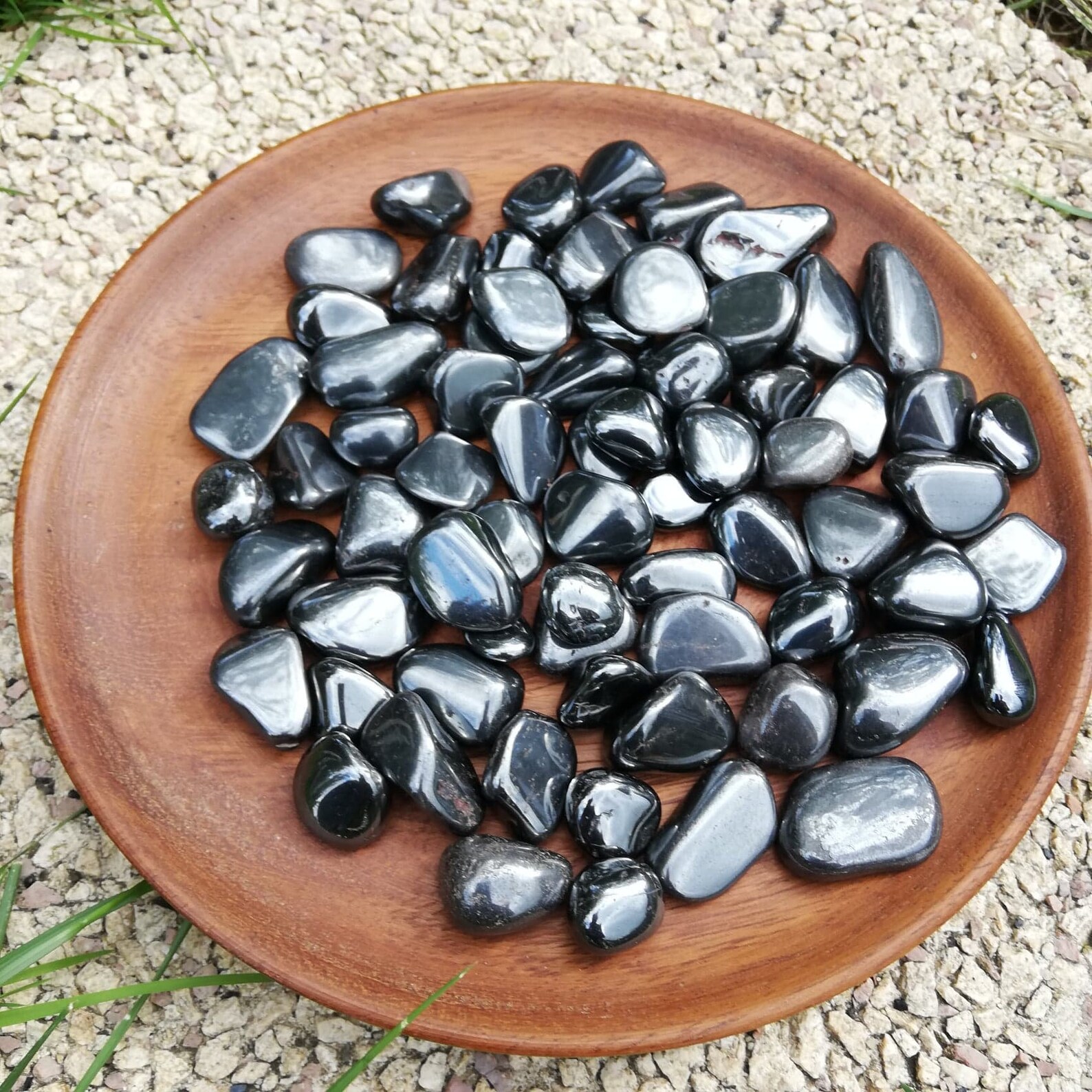 Hematite Tumbled Stones Hematite Crystals Medium 20-30mm 1 | Etsy