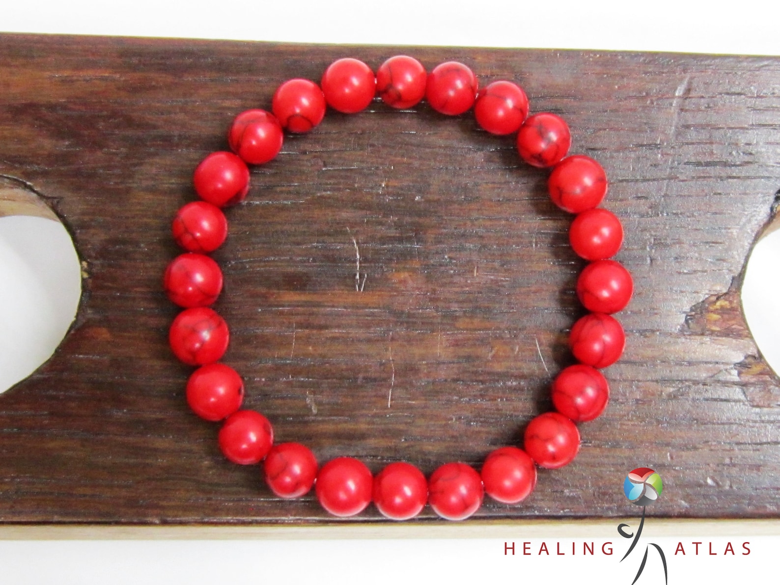 Red Howlite Bracelet Red Gemstone Chakra Bracelet Red Howlite - Etsy
