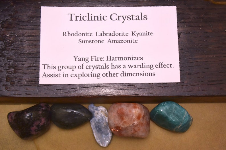 Triclinic Crystal Structure Gemstone Kit Triclinic Crystals - Etsy UK
