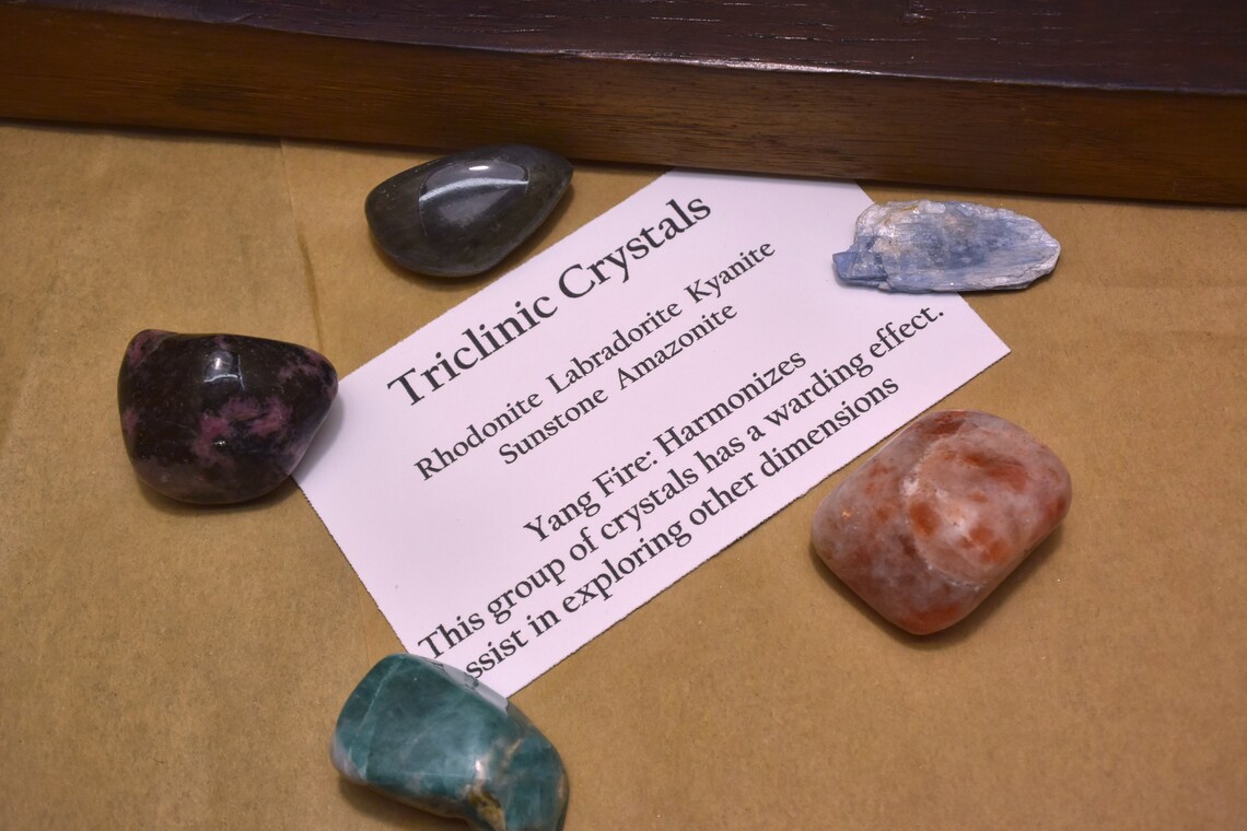 Triclinic Crystal Structure Gemstone Kit Triclinic Crystals - Etsy