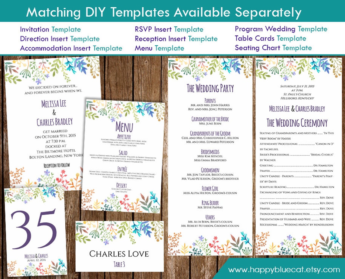 Diy Printable Table Number Card Template Instant Download - Etsy
