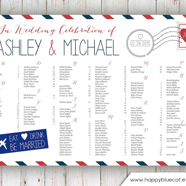 Seating Chart Arrivals - Etsy