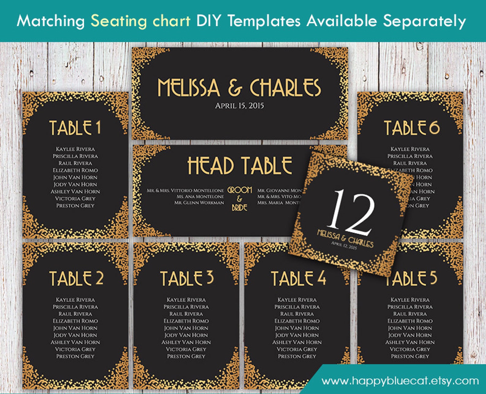 Diy Printable Table Number Card Template Instant Download - Etsy