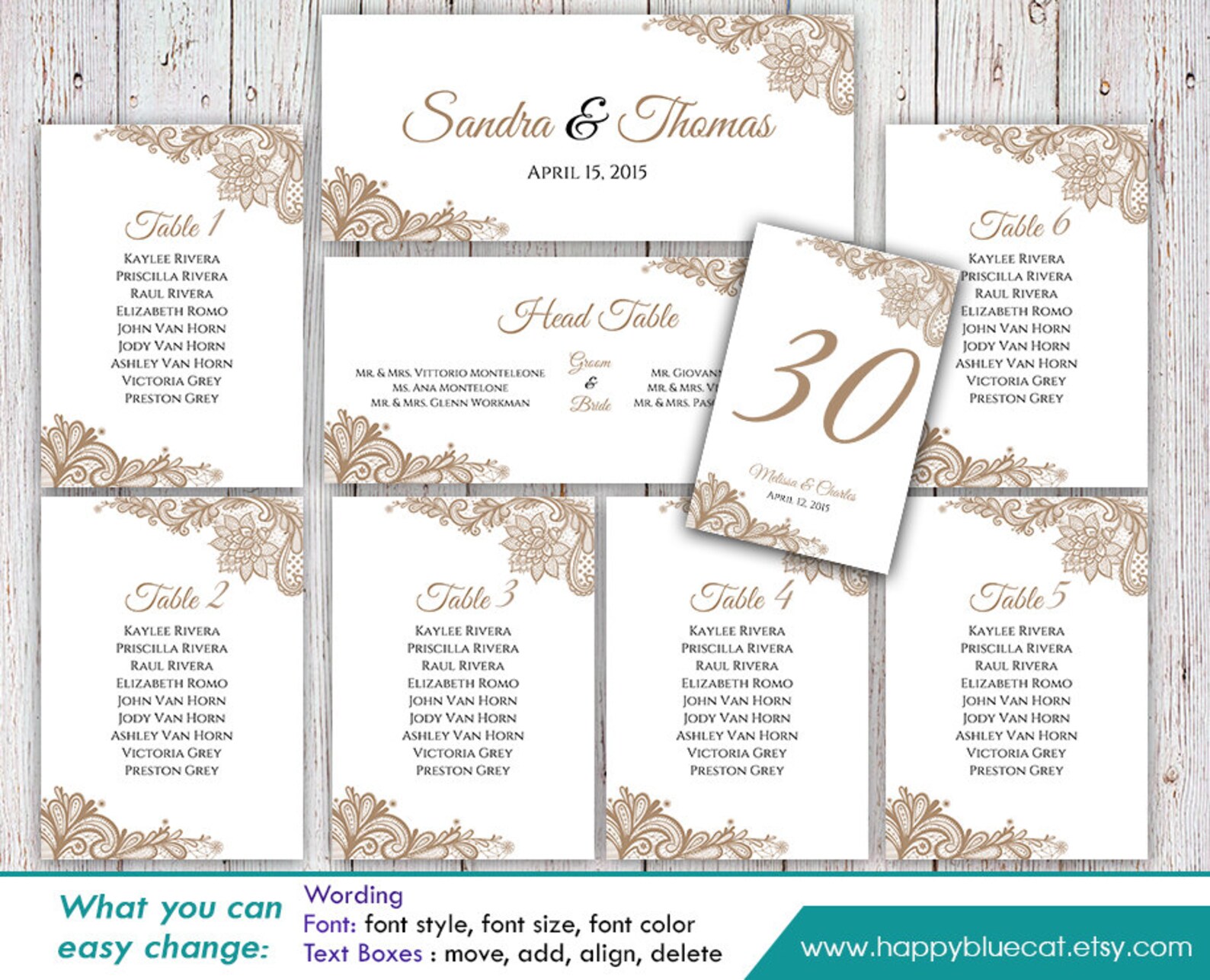 Diy Printable Wedding Seating Chart Template Instant | Etsy