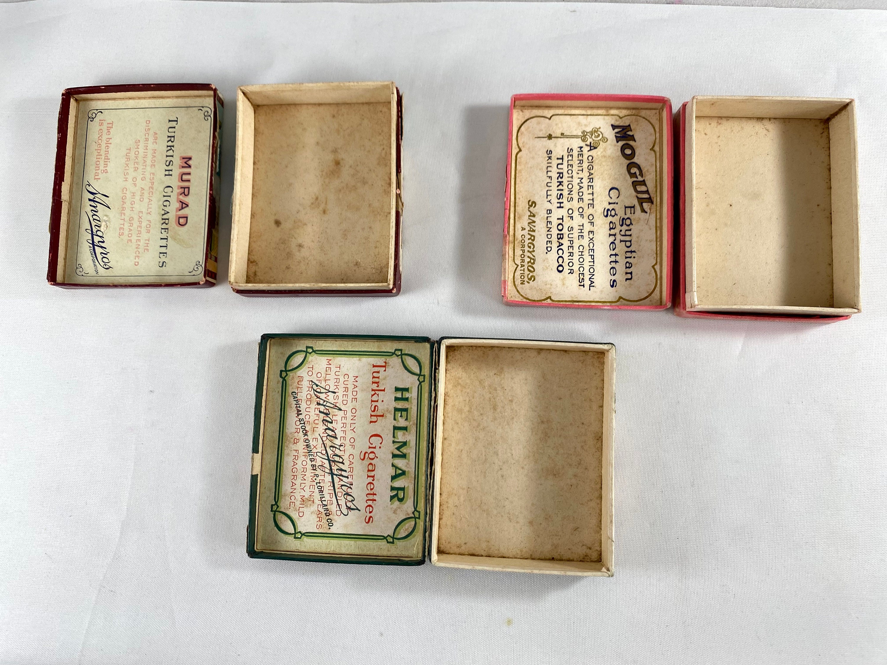 Three Antique Cigarette Boxes - Etsy