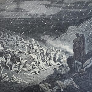 tormented soul in hell