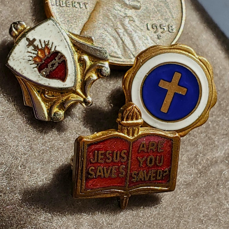 Vintage Enamel Pins - Etsy
