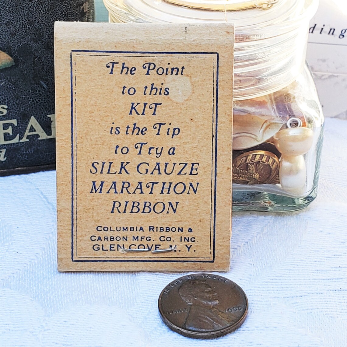Vintage Hosiery Mending Kit Matchbook Style Stocking Repair - Etsy