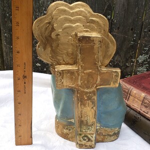Vintage Mary & Jesus Statue, 12tall, Chalkware, Madonna and Child ...