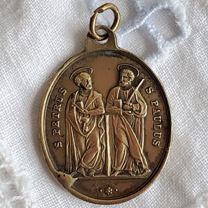 Antique Papal Medal, Pope Pio IX Brass Medallion, His Holiness, Saint ...
