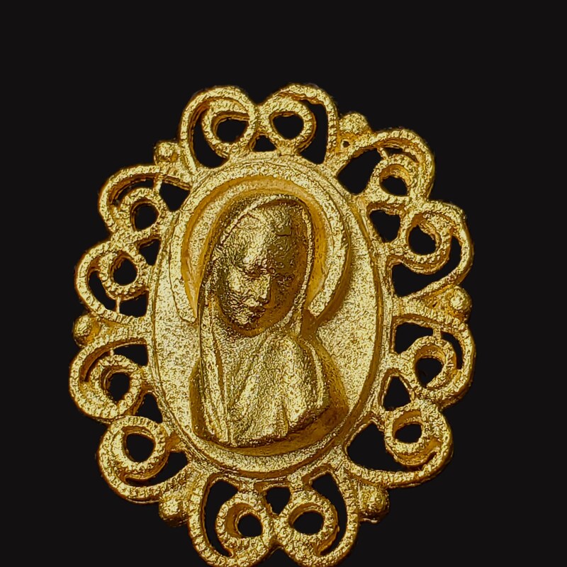 Virgin Mary Pin - Etsy