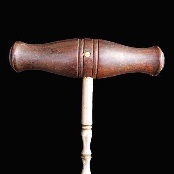 Antique Boot Pull, Turned Wood Handle & Steel Hook, V… - Gem