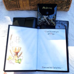 Vintage Prayer Book With Rosary, "marian Children's Mass Book", Catholic Gift for Confirmation ...