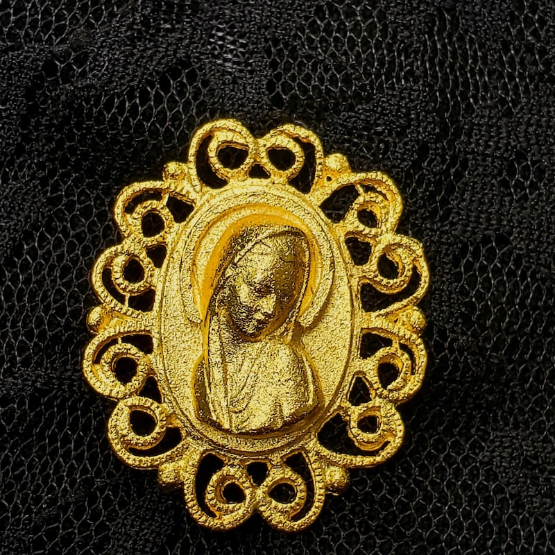 Virgin Mary Pin - Etsy