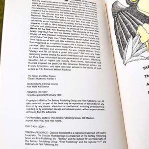 Vintage Edgar Allan Poe Comic, the Raven, Annabel Lee, the Sleeper ...